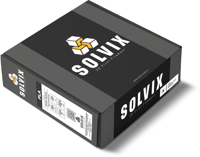 Solvix PLA/PHA Siyah Filament 1kg – Solvix 3D Filament